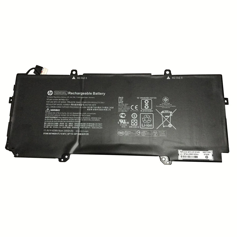 SD03XL HP Chromebook 13 G1 Series, HP Victus 15-fa 15-fa0xxx 15-fa1xxxx ...